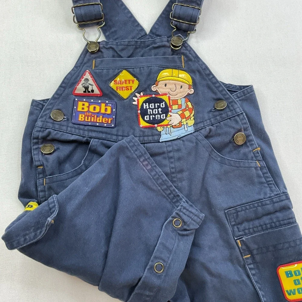 Bob Builder | Bottoms | Vintage Bob The Builder Denim Bib Overalls ...